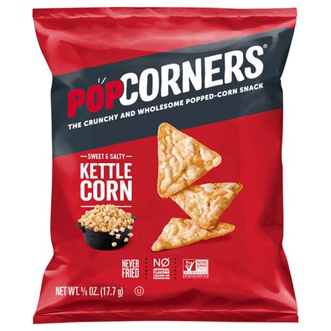 Popcorners Popped Corn Snack Kettle Corn Sweet And Salty 0625 Oz