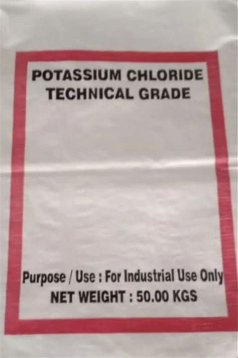 K2o Potassium Chloride Kcl For Agri Grade Standard Technical At ₹ 37