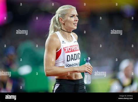 Ivona Dadic Participating In The Heptathlon At The World Athletics Championships London 2017