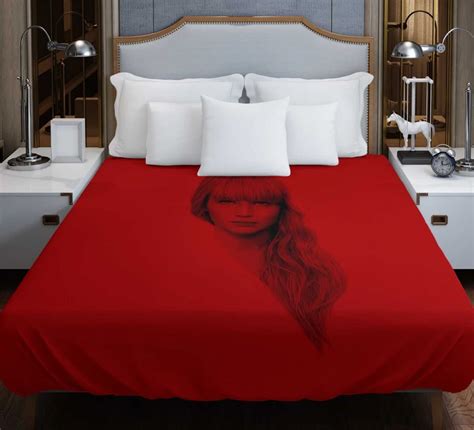 Red Sparrow Movie Jennifer Lawrence Duvet Cover