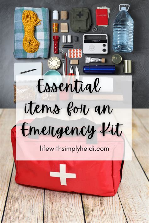 Essential Items For An Emergency Kit Be Prepared For Any Situation