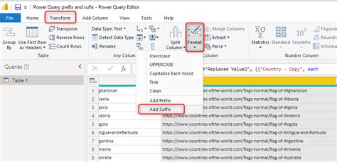 Add Prefix And Suffix To A Text In Power Bi Generate Country Images And Pages Radacad