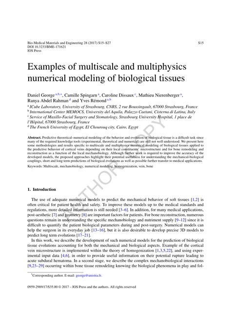 Pdf Examples Of Multiscale And Multiphysics Numerical Modeling Of