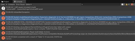 Unity Build Error Ios And Android Unity Engine Unity Discussions