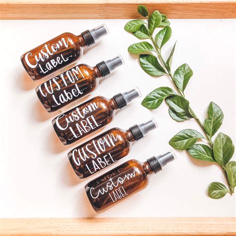Custom Spray Bottle Labels 2 Oz 4 Oz 8 Oz Spray Bottle Labels