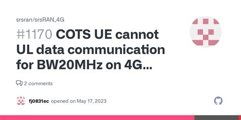 COTS UE Cannot UL Data Communication For BW20MHz On 4G With RF Board USRP Issue 1170 Srsran