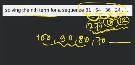 Solving The Nth Term For A Sequence Filo