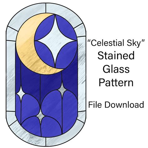Celestial Stained Glass Etsy