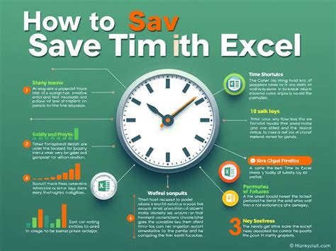 How To Save Time Wit H Excel Infographic Md Consulting