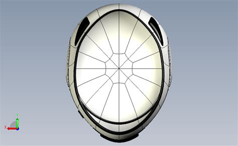 摩托车头盔step模型图纸下载 懒石网