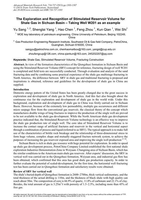 Pdf The Exploration And Recognition Of Stimulated Reservoir Volume For Shale Gas In Sichuan