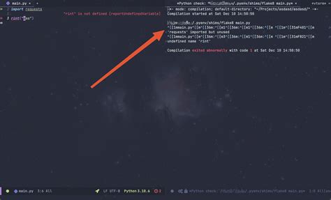 Need Help With Python Mode And Flake8 Remacs