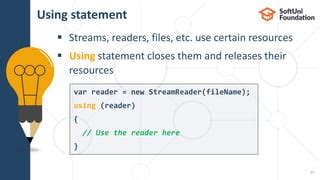 15 Streams Files And Directories PPT