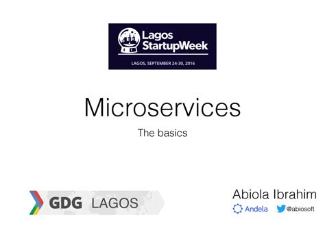Microservices Speaker Deck