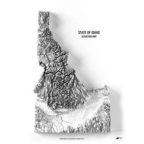 Idaho Topographic Maps Elevation