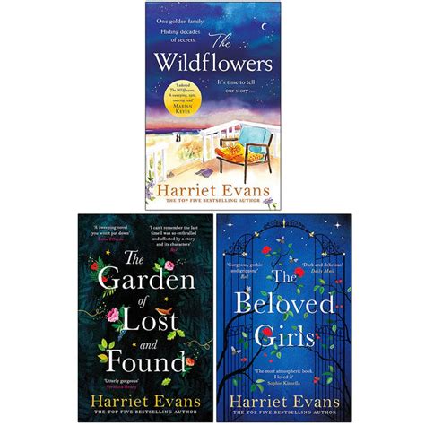 Harriet Evans Collection 3 Books Set The Wildflowers The Garden Of
