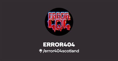 ERROR Instagram Facebook Linktree