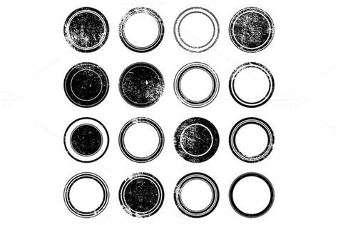 Rounded Grunge Stamp Texture Photography Texture Photoshop Design