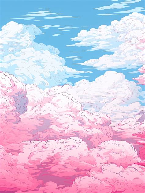 Anime Cloud Background