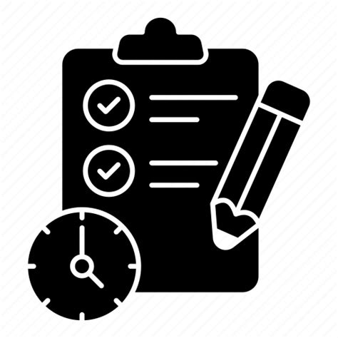 Task Deadline Time Duration Timeline Target Icon Download On