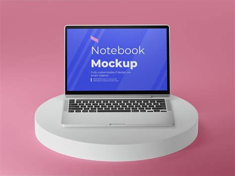 Minimalistic Notebook Mockup Showcase Your Designs