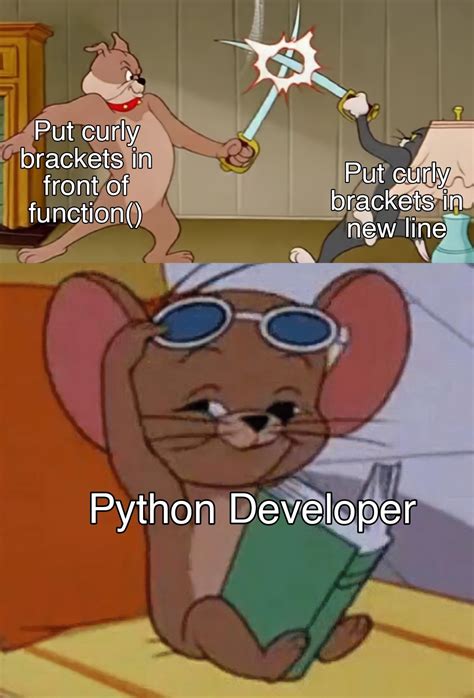Story Of Software Developers With Curly Brackets R Memes
