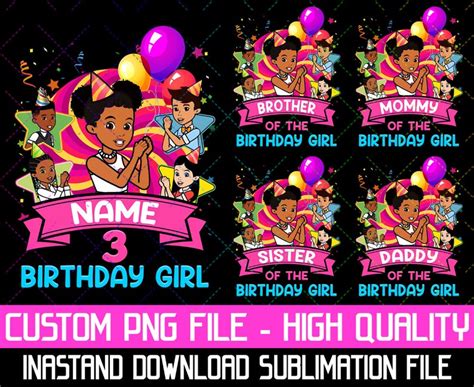 Custom Name Age Gracies Corner Birthday Girl Png Gracies Etsy