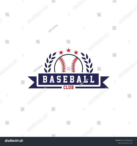 Baseball Logo Template Form Emblem Designs Stock Vector Royalty Free 2531801695 Shutterstock