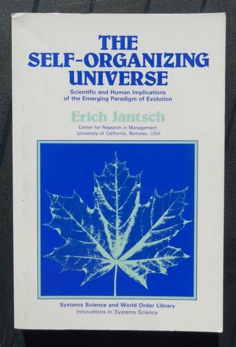 Astrophysics Erich Jantsch The Self Organizing Universe Catawiki