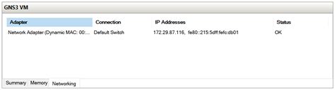 Could Not Find Guest Ip Address For Gns3 Vm Hyperv V2212 · Issue