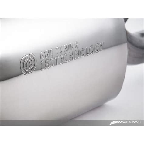 Awe Tuning 90 Mm Exhaust With Diamond Black Tips For Tuning Audi B8