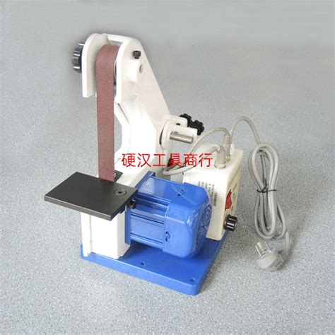 762 Type Desktop Speed Control Belt Sander Servo Motor Sander Diy Polishing Machine Vertical