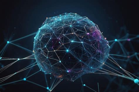 Premium Photo Global Network 3d Illustration Visualization Of Neural Connections In Artificial