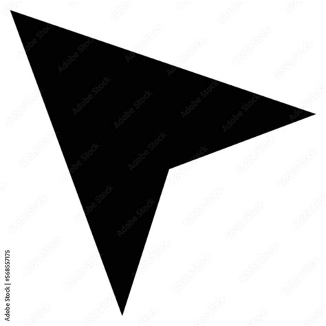 Computer Mouse Click Pointer Cursor Arrow Vector Icon Symbol Logo