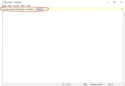 Windows 10 Notepad Will Display Alerts When Youre Running An Old Version