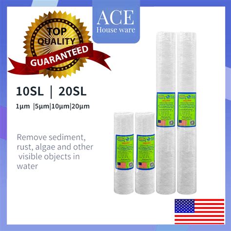 20 Hydrosep Sediment Filter Pp Cartridge Pp Cotton Pp Filter Sponge 20sl 1 5 10 20 Micron