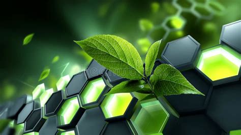 Exploring Green Technology Natures Hexagonal Patterns For Innovation Stock Video Video Of
