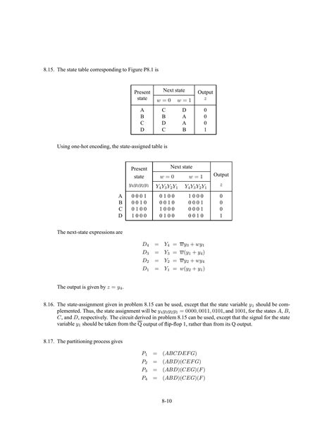 Solution Manual To Fundamentals Of Digital Logic With Verilog Design Chapter 8