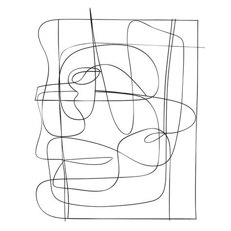 라인 아트 미니멀리스트 디자인 드로잉 터 프리미엄 벡터