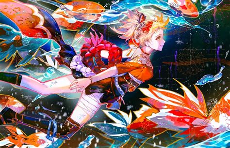 Yoimiya Genshin Impact Drawn By Meiwei Dai Tou E Danbooru