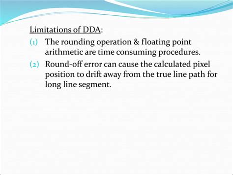 Computer Graphics Line Drawing Algorithmpptx Computing Technology
