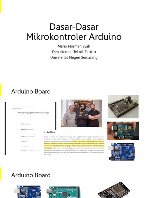 Mikrokontroler Arduino Pdf