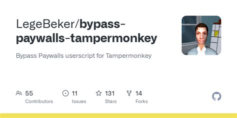 Github Legebekerbypass Paywalls Tampermonkey Bypass Paywalls