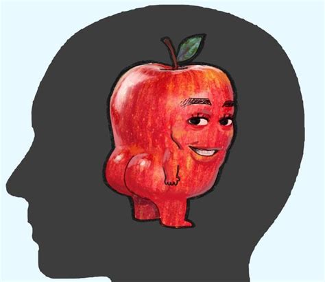 My Apple Is Looking Me Weird Think Of An Apple In Your Head Apple
