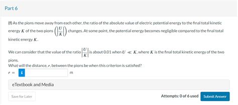 Solved D Now Consider A Specific Case A Proton And An