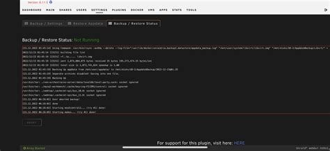 Plugin Ca Appdata Backup Restore V2 Page 55 Plugin Support Unraid