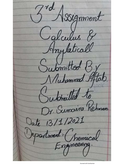 Calculus Assignment 3 Pdf Calculus Assignment 3 Pdf