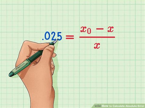 3 ways to calculate absolute error wikihow