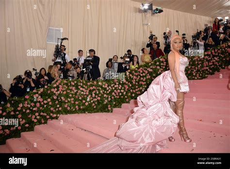 Nicki Minaj Arriving At The 2019 Met Gala Celebrating Camp Notes On
