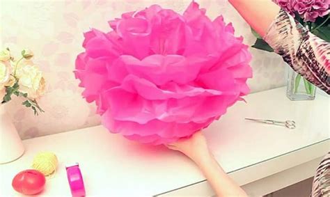 Aprende C Mo Hacer Flores De Papel De Seda Gigantes Para Decorar Tu Estancia Preferida No Te